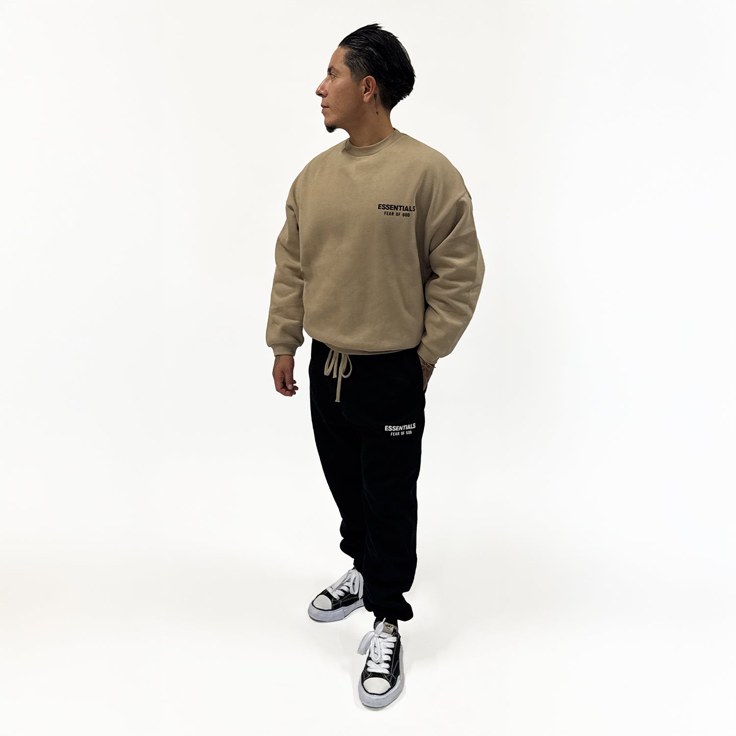 Fear of God Essentials Crewneck Desert Sand – sneakrflow