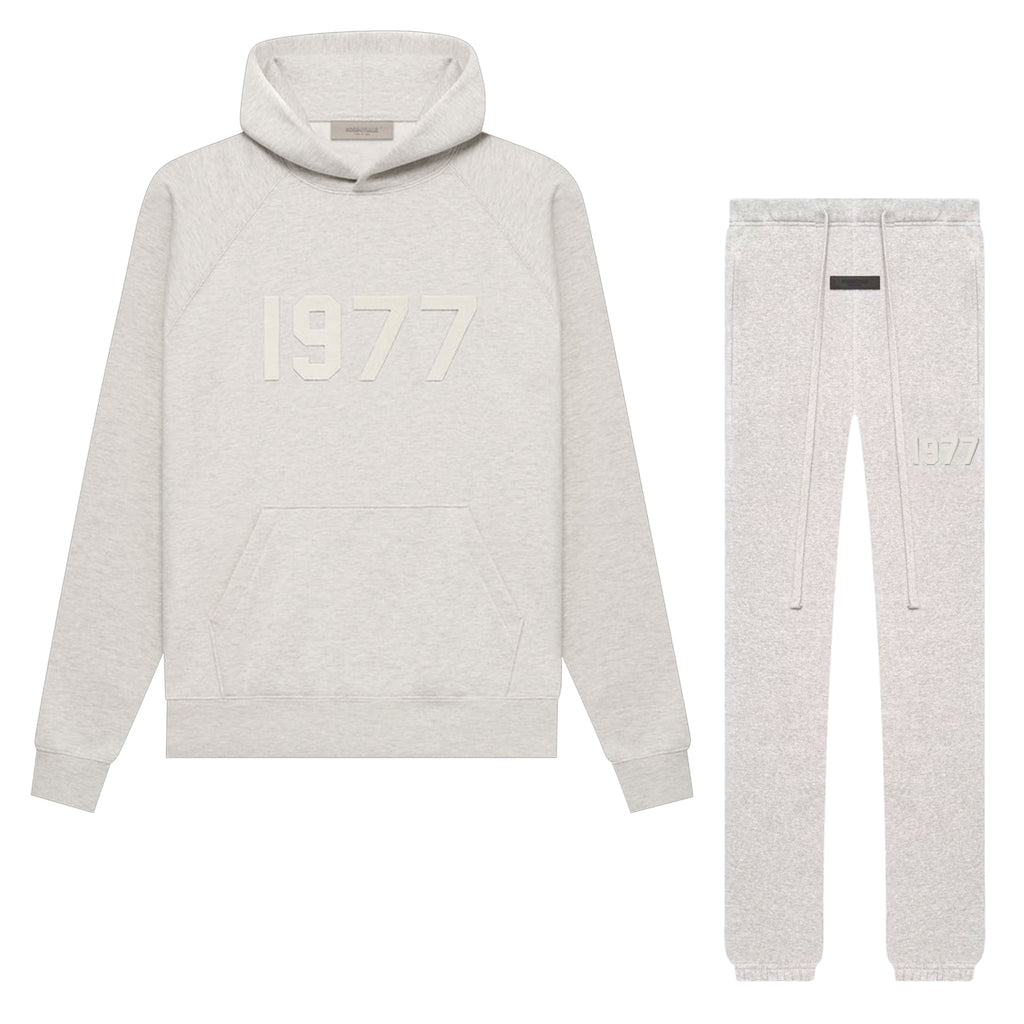 Fear of God Essentials 1977 Light Oatmeal Set – sneakrflow